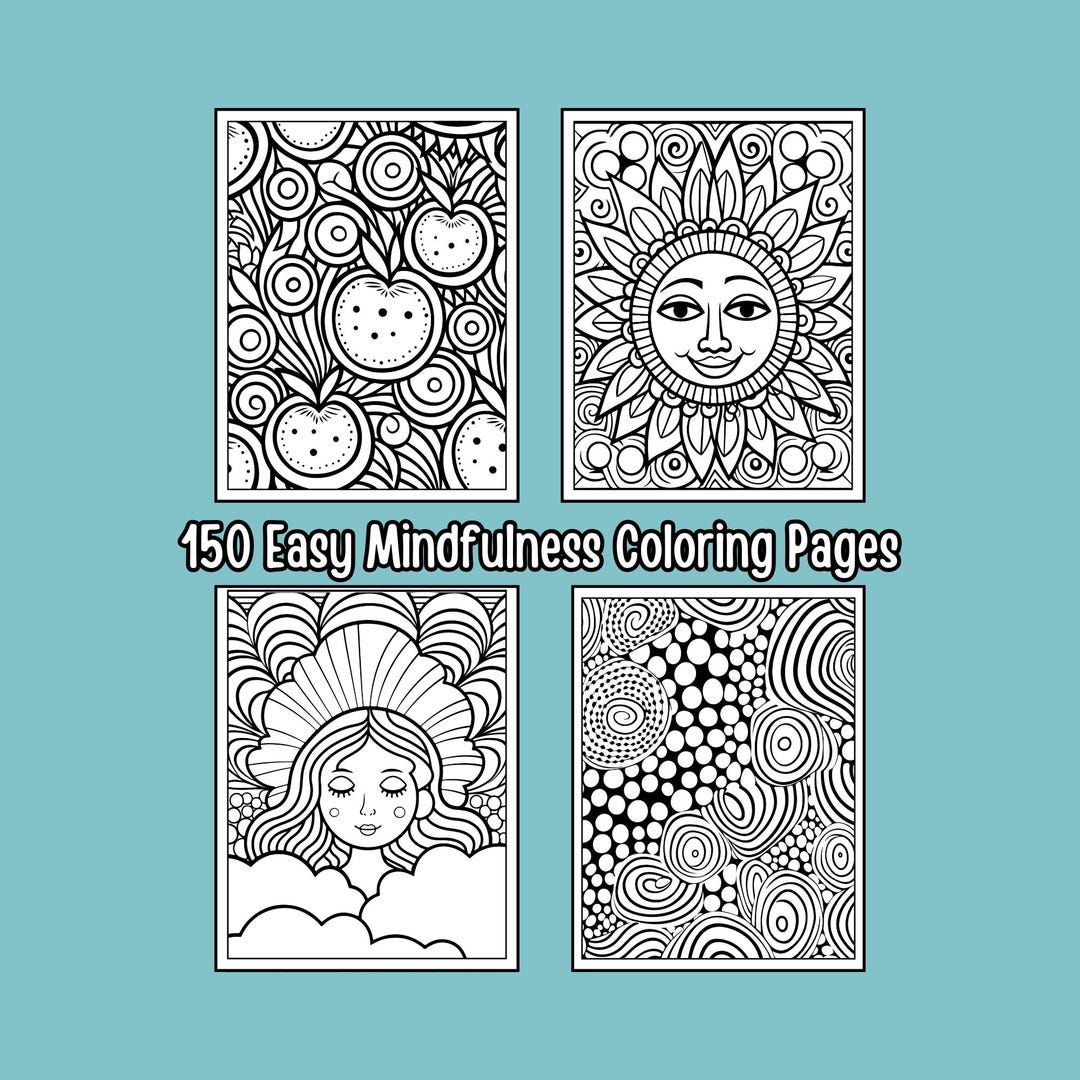 150+ Geometric Pattern Mindfulness Coloring Pages (digital Download) - Etsy