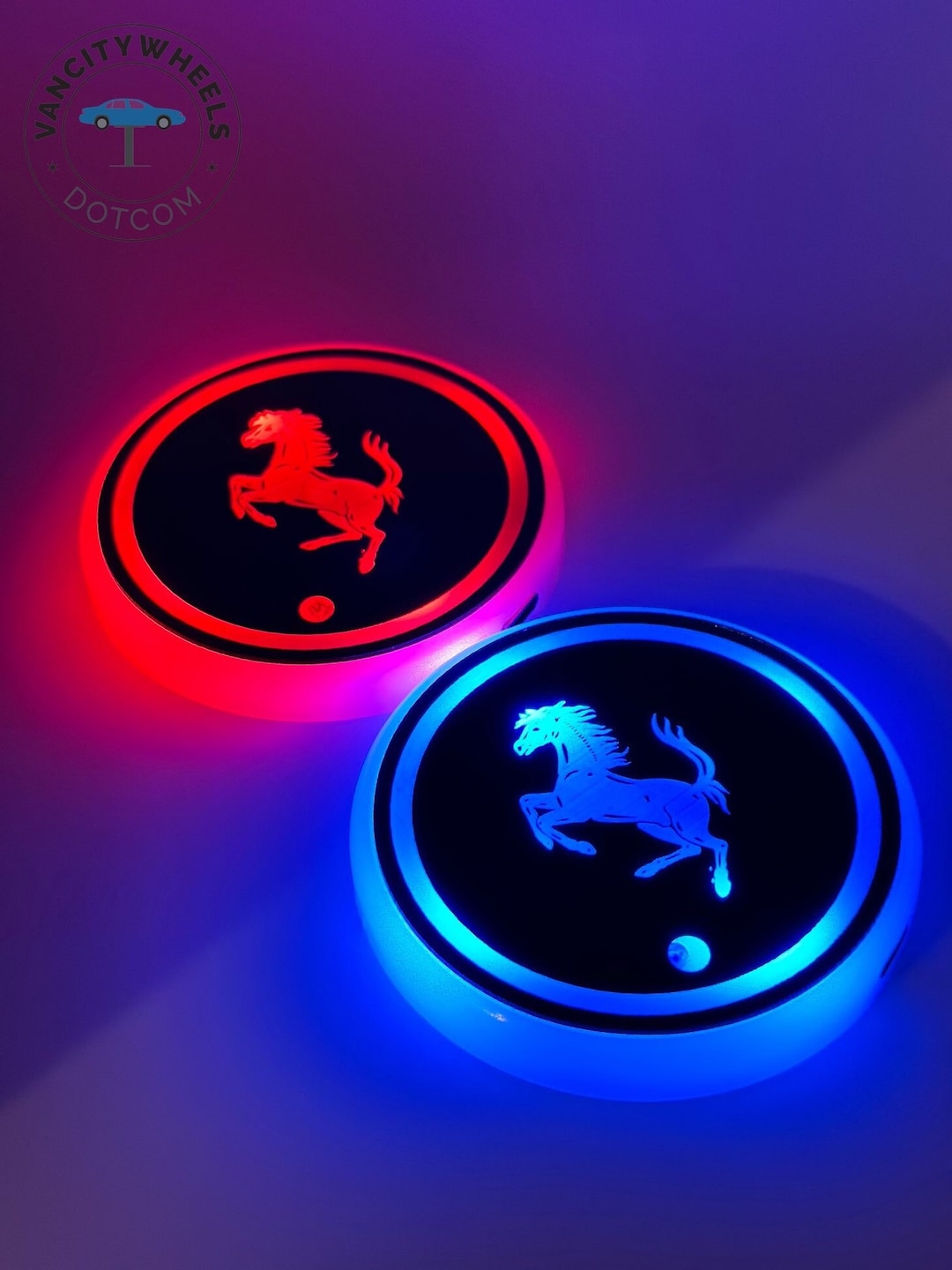 Vibrant 2pc LED Cup Holder Lights Transform Your - Etsy