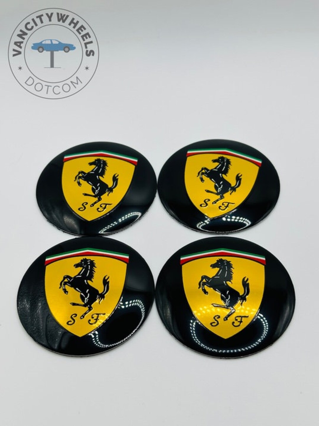 4PCS 56mm Ferrari Stickers Emblems: Unleash the Exquisite - Etsy