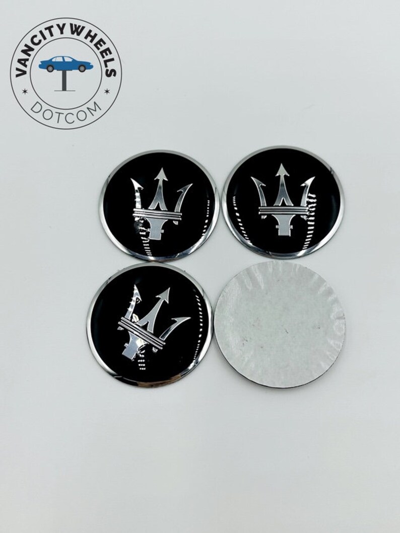 4PCS 56mm Maserati Stickers Emblems: Unleash the Exquisite Potential of ...