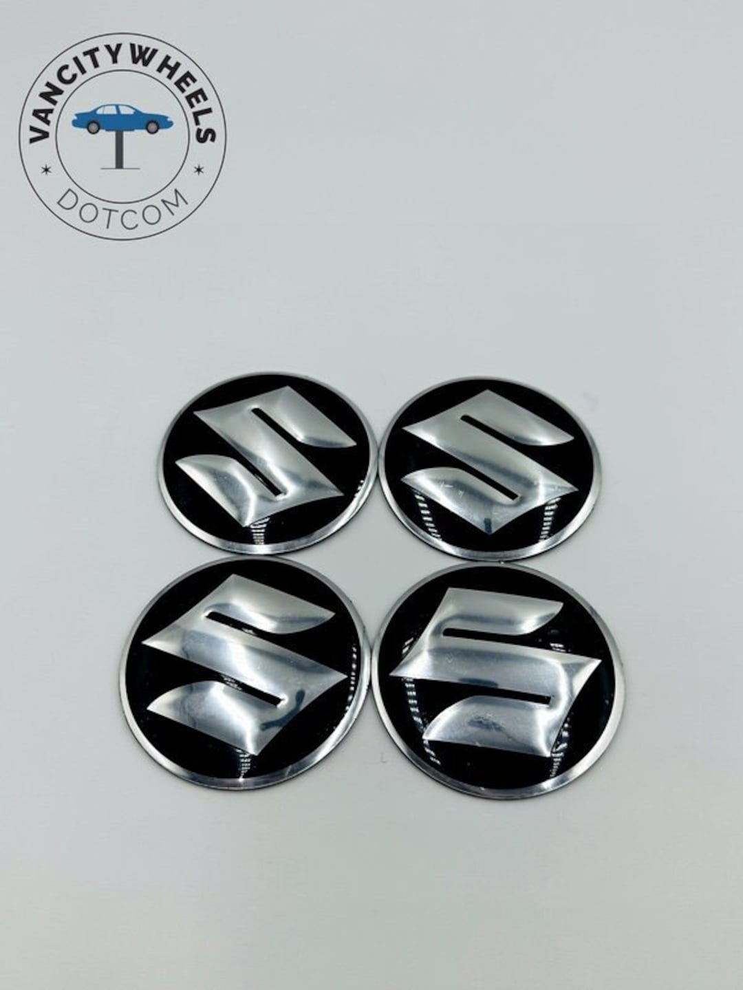 65mm 4PCS Suzuki Wheel Caps Stickers Emblems Fits 68mm 75mm 138mm Wheel ...