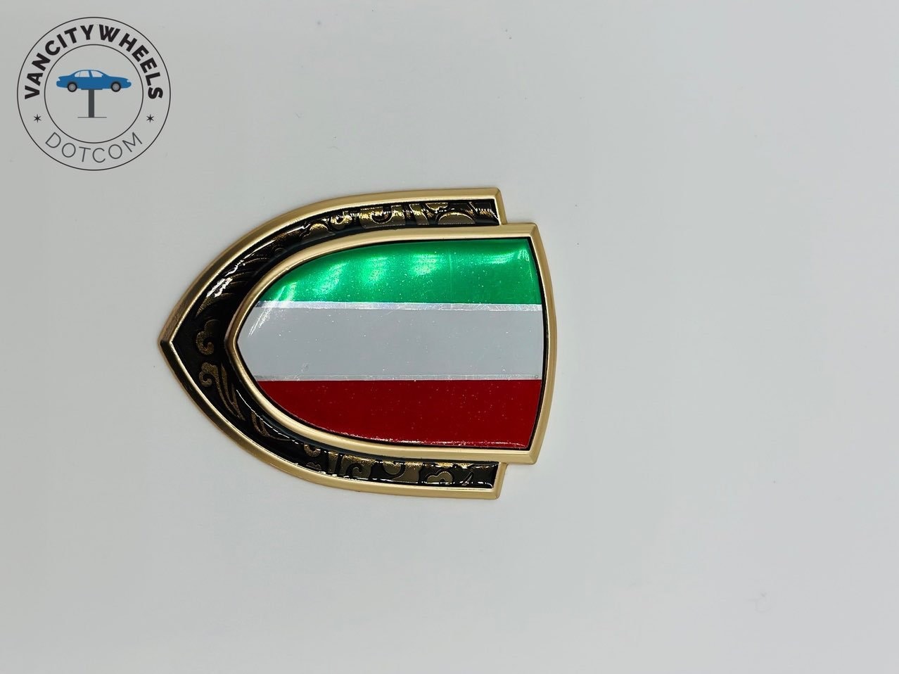 3D Metal Italy Italian Flag Car Trunk Window Side Emblem Badge Decal ...