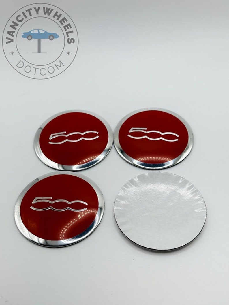 4PCS 56mm Fiat 500 Stickers Emblems: Unleash the Exquisite - Etsy