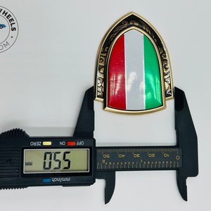 3D Metal Italy Italian Flag Car Trunk Window Side Emblem Badge Decal ...