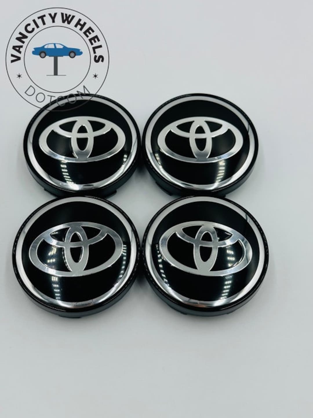 Premium 4pcs Toyota Wheel Center Caps in Varied Sizes & Wheel Cap Base ...