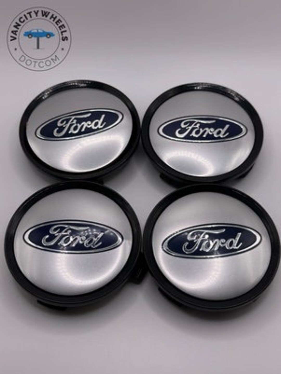 Set of Ford 75mm Wheel Caps, Wheel Center Caps for Ford: Unrivaled 4pcs ...