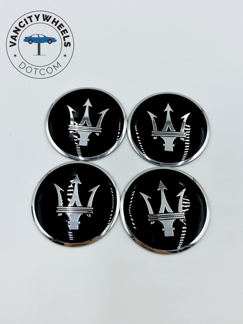 4PCS 56mm Maserati Stickers Emblems: Unleash the Exquisite Potential of ...