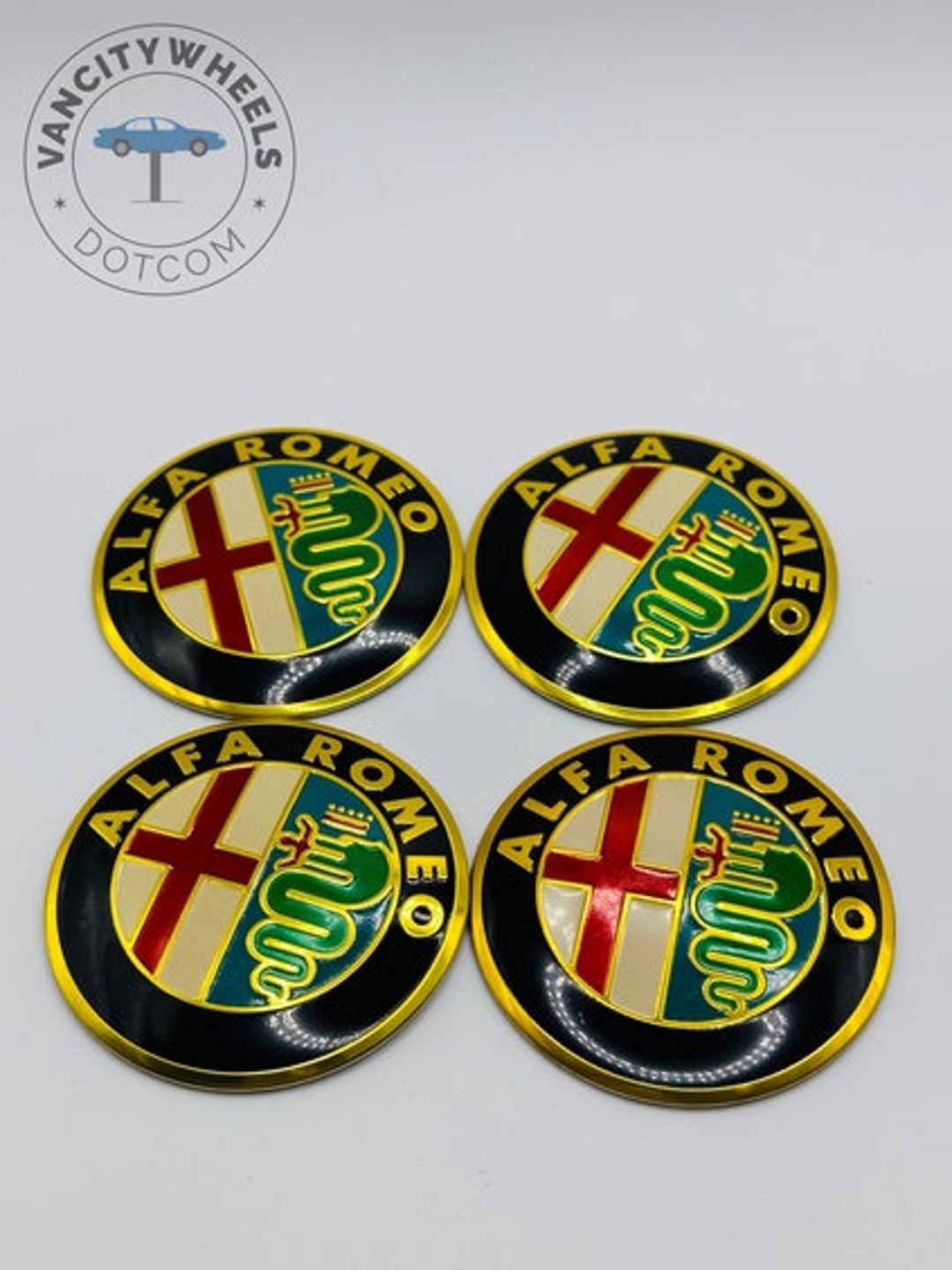 4PCS 56mm Alfa Romeo Stickers Emblems: Unleash the Exquisite - Etsy