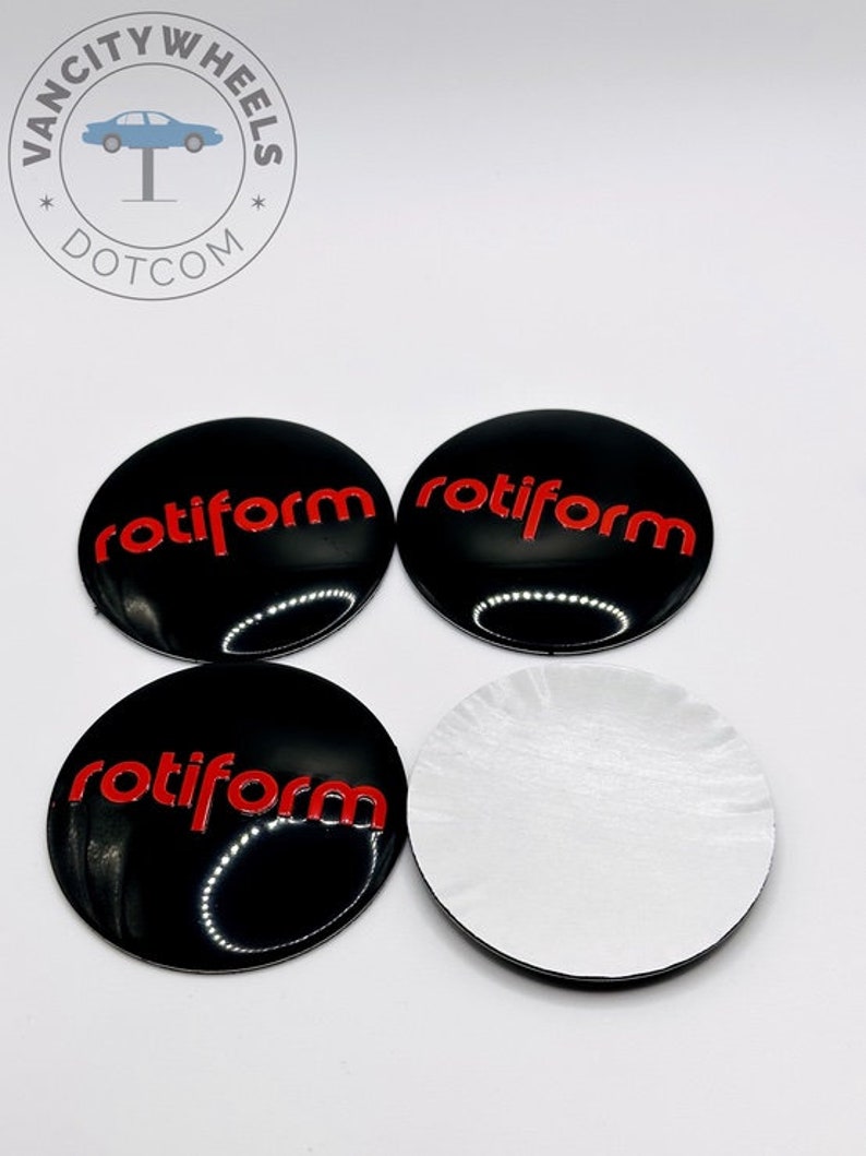 4PCS 56mm Rotiform Wheels Stickers Emblems: Unleash the - Etsy