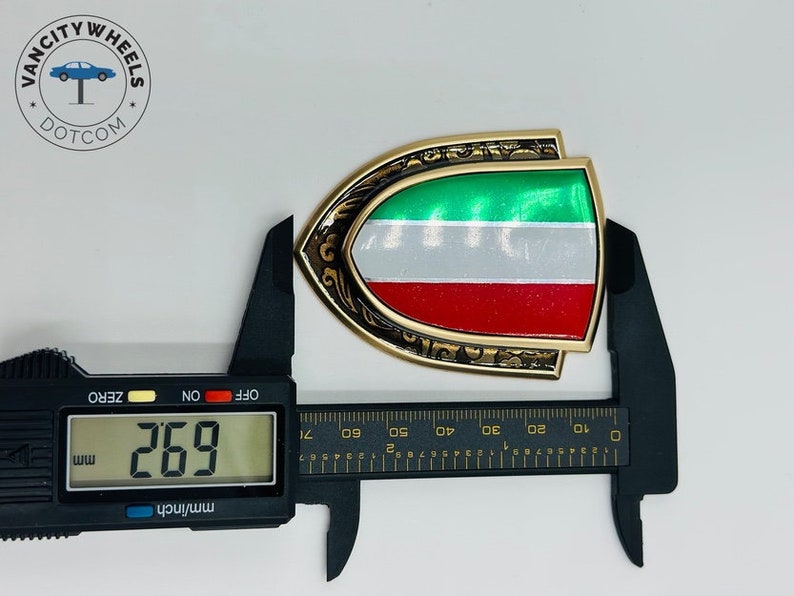 3D Metal Italy Italian Flag Car Trunk Window Side Emblem Badge Decal ...