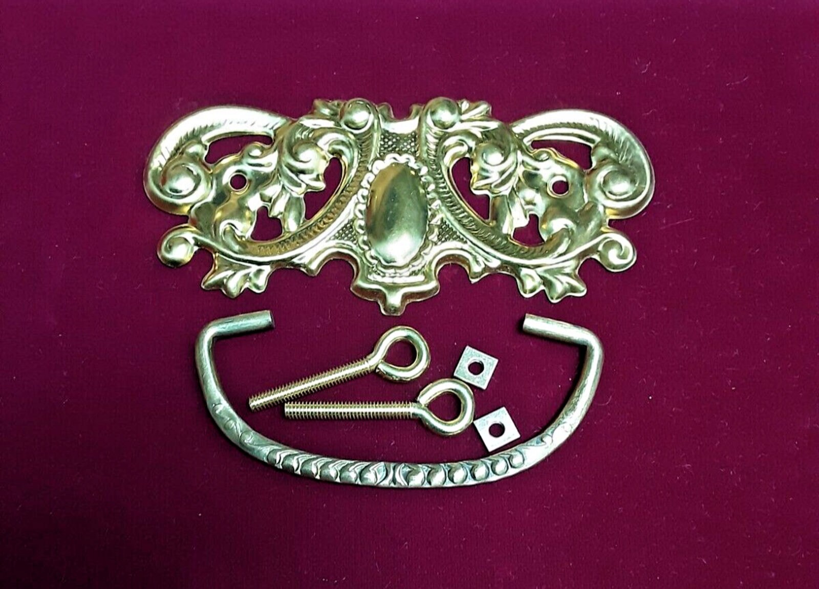 Vintage Reproduction Victorian Dresser Drawer Pulls, Brass - Etsy