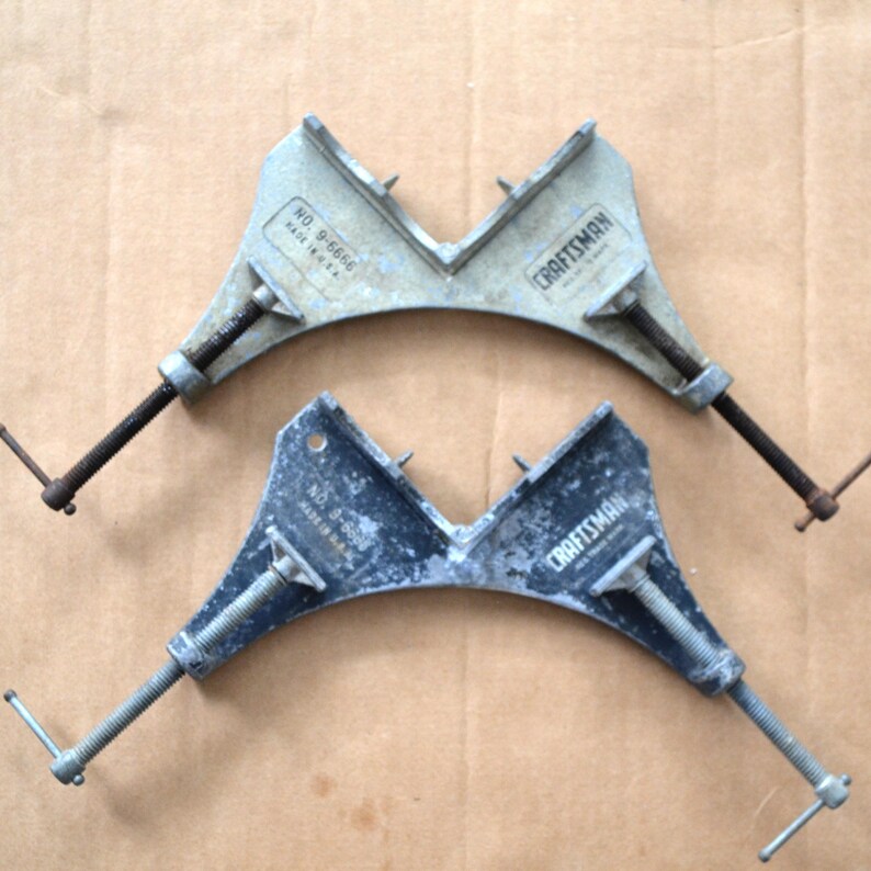 Craftsman Corner Clamps, Vintage No.9-6666, Pair, Made in USA - Etsy