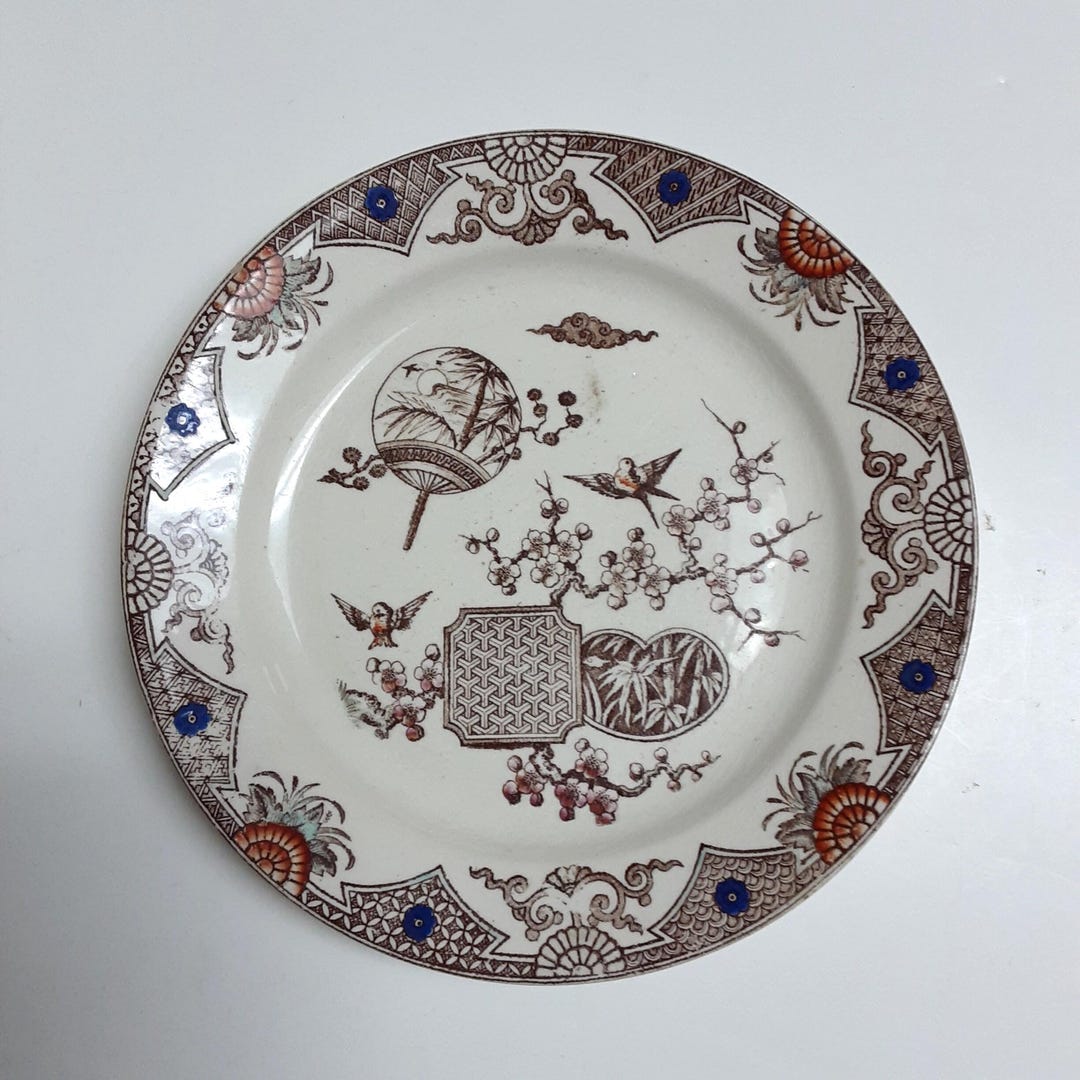 Plate, Formosa, Decorative Aesthetic Movement, 19th Century English by ...
