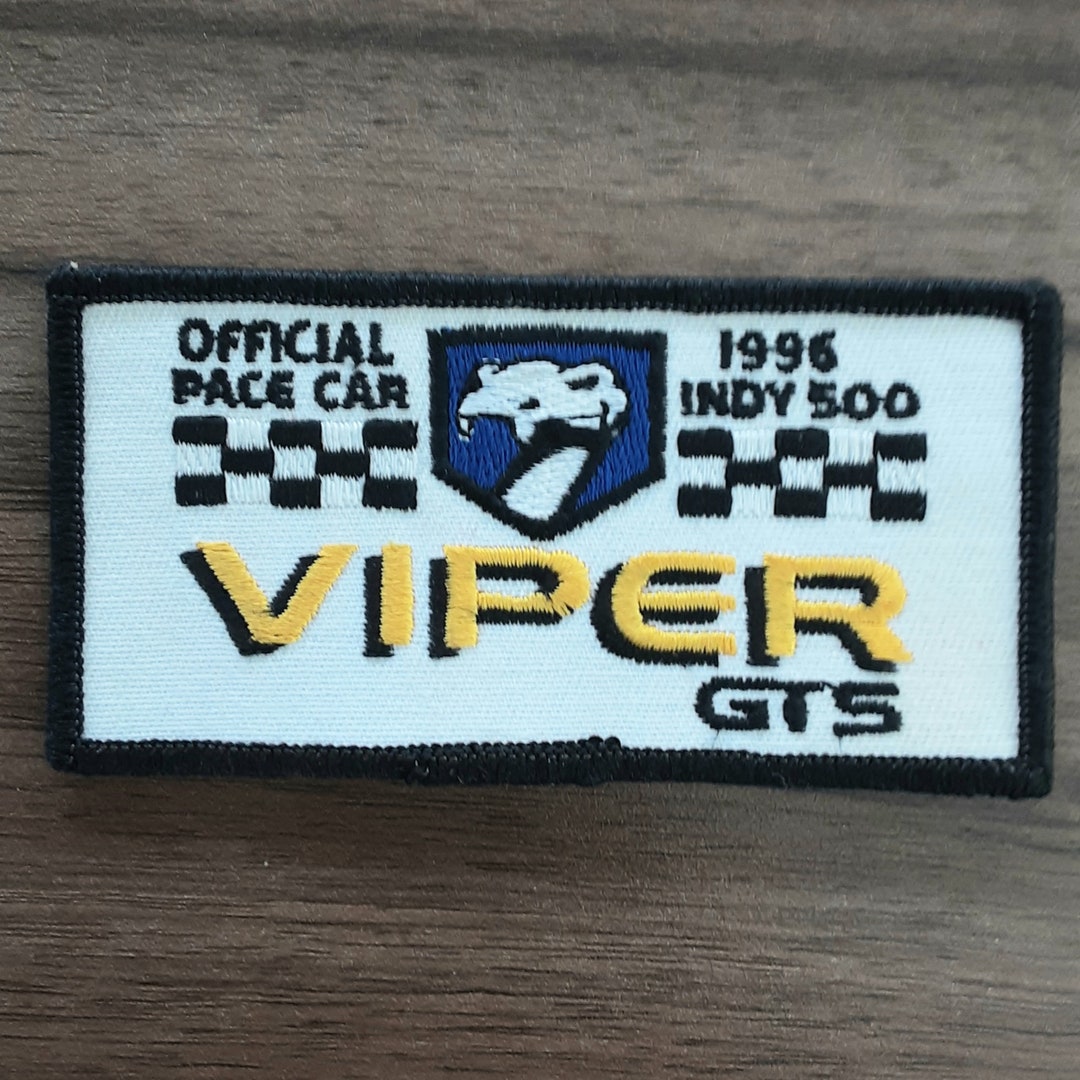 Dodge Viper GTS Patch, 1996 Indy 500 Pace Car - Etsy