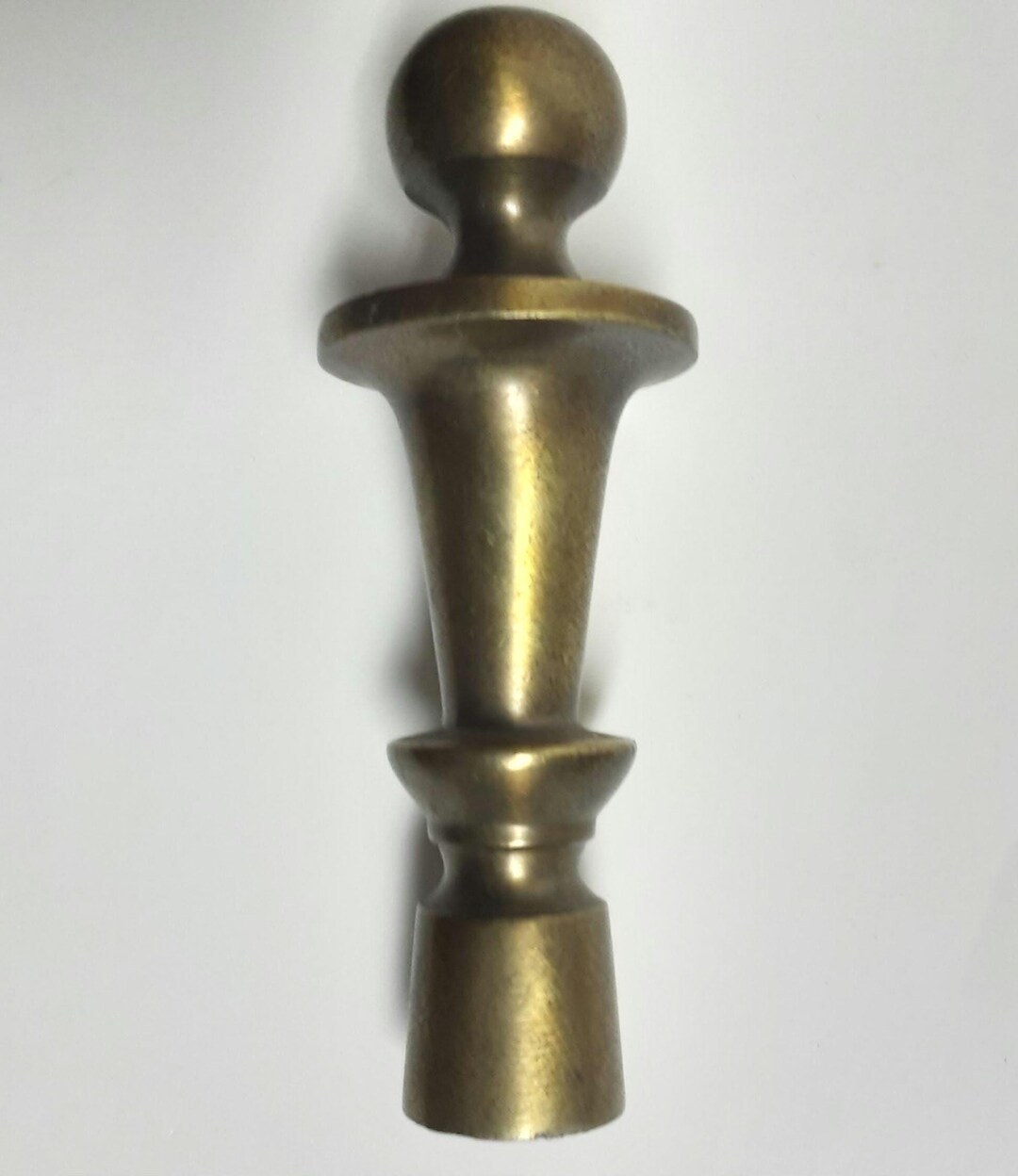 Vintage Lamp Finial Mid-century Skyscraper Tall, Antique Parts Brass ...