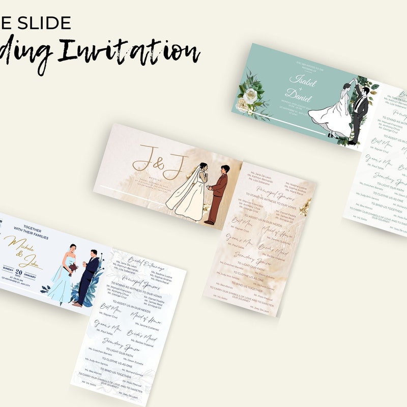 Unique Wedding Invitation - Etsy