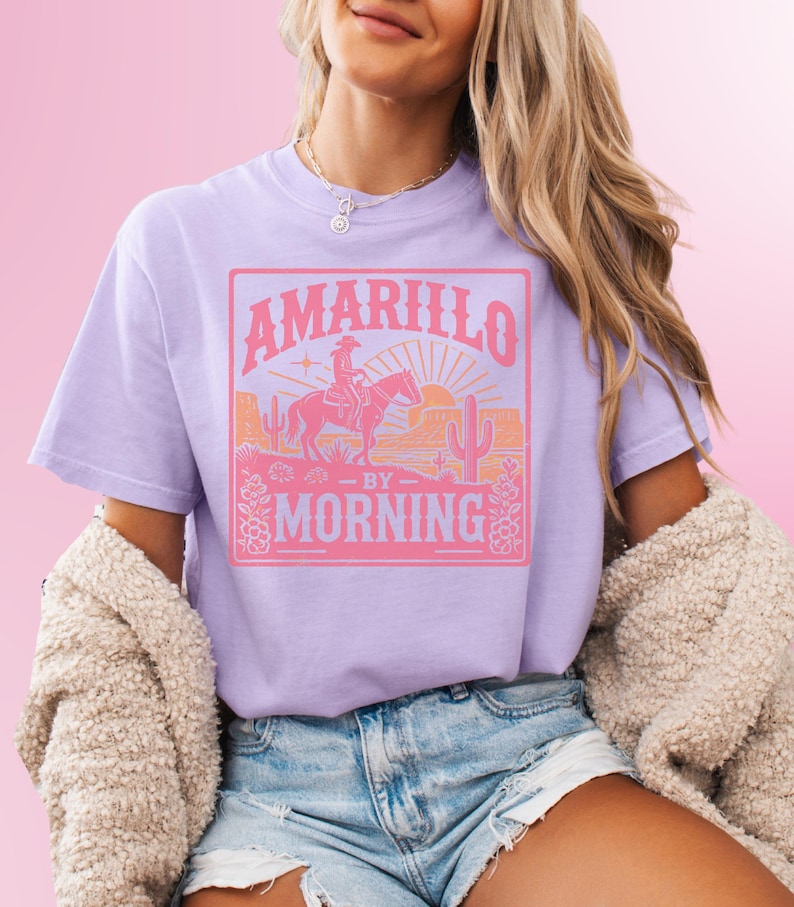 COUNTRY MUSIC SHIRT, Amarillo by Morning Tee, Country Music Tshirt ...