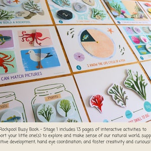 Rockpool Busybook Ocean Printable Quiet Books Toddler Activities ...