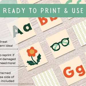 Alphabet Memory Card Game: ABC Learning, Preschool Activity (digital ...