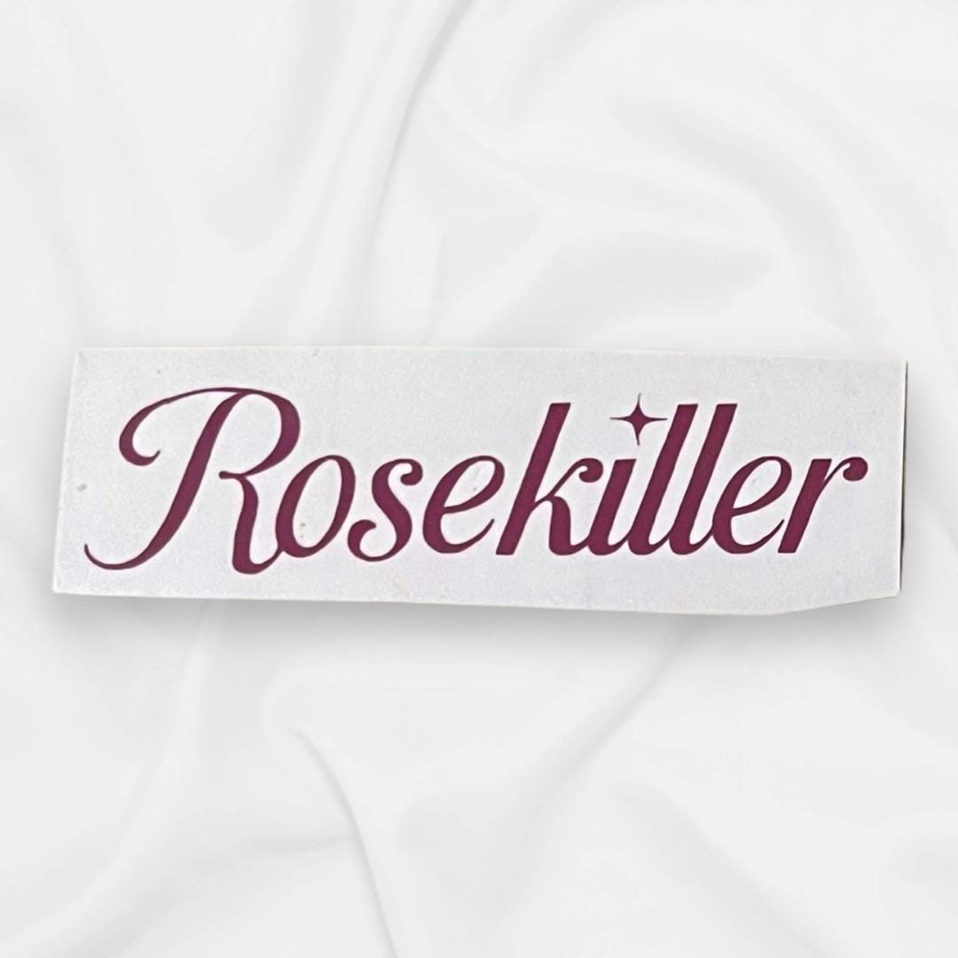 Rosekiller Sticker Vinyl | Barty | Evan | Quote Vinyl | Decal | Sticker ...