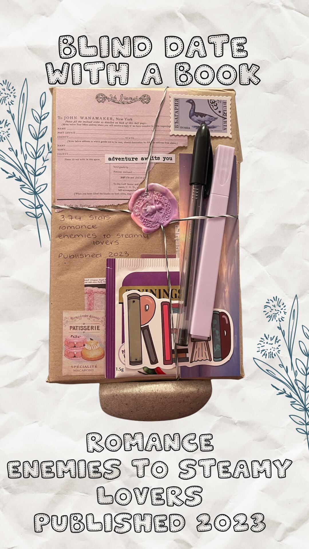 Romance Blind Date With a Book - Etsy
