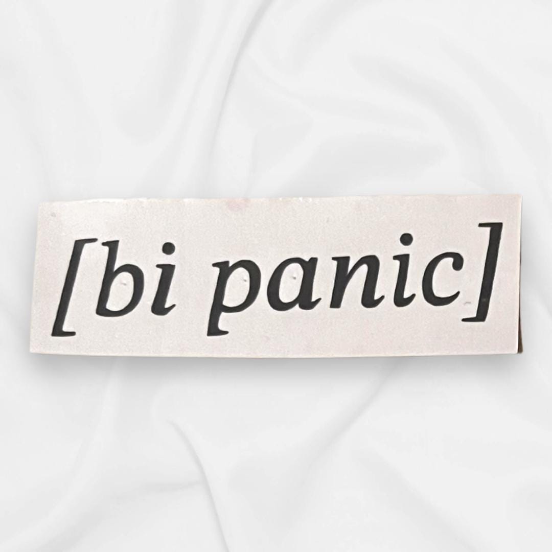 Bi Panic Vinyl | Decal | LGBTQI+ | Bisexual | Sticker | Customisable ...