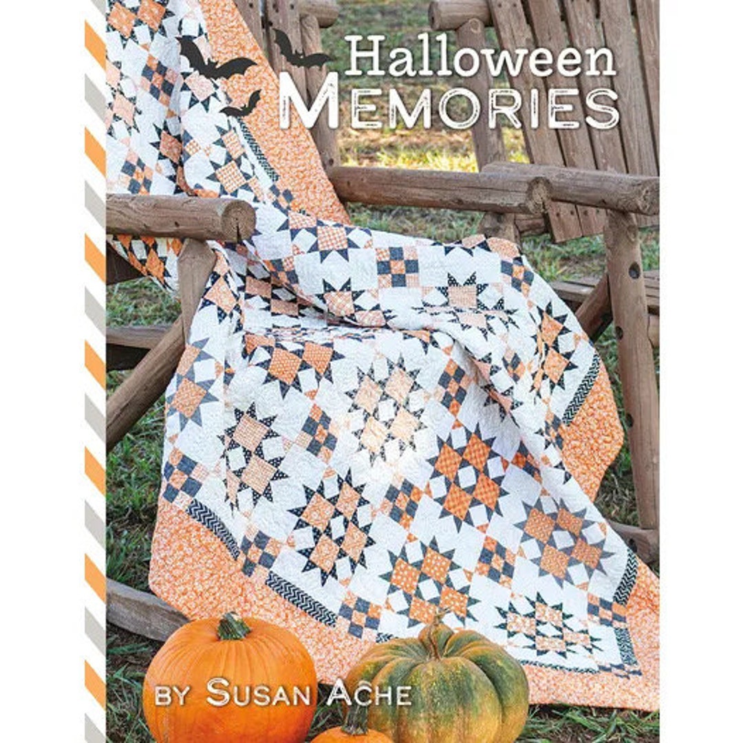 Halloween Memories Quilt Pattern Book Susan Ache Patterns Halloween Its ...