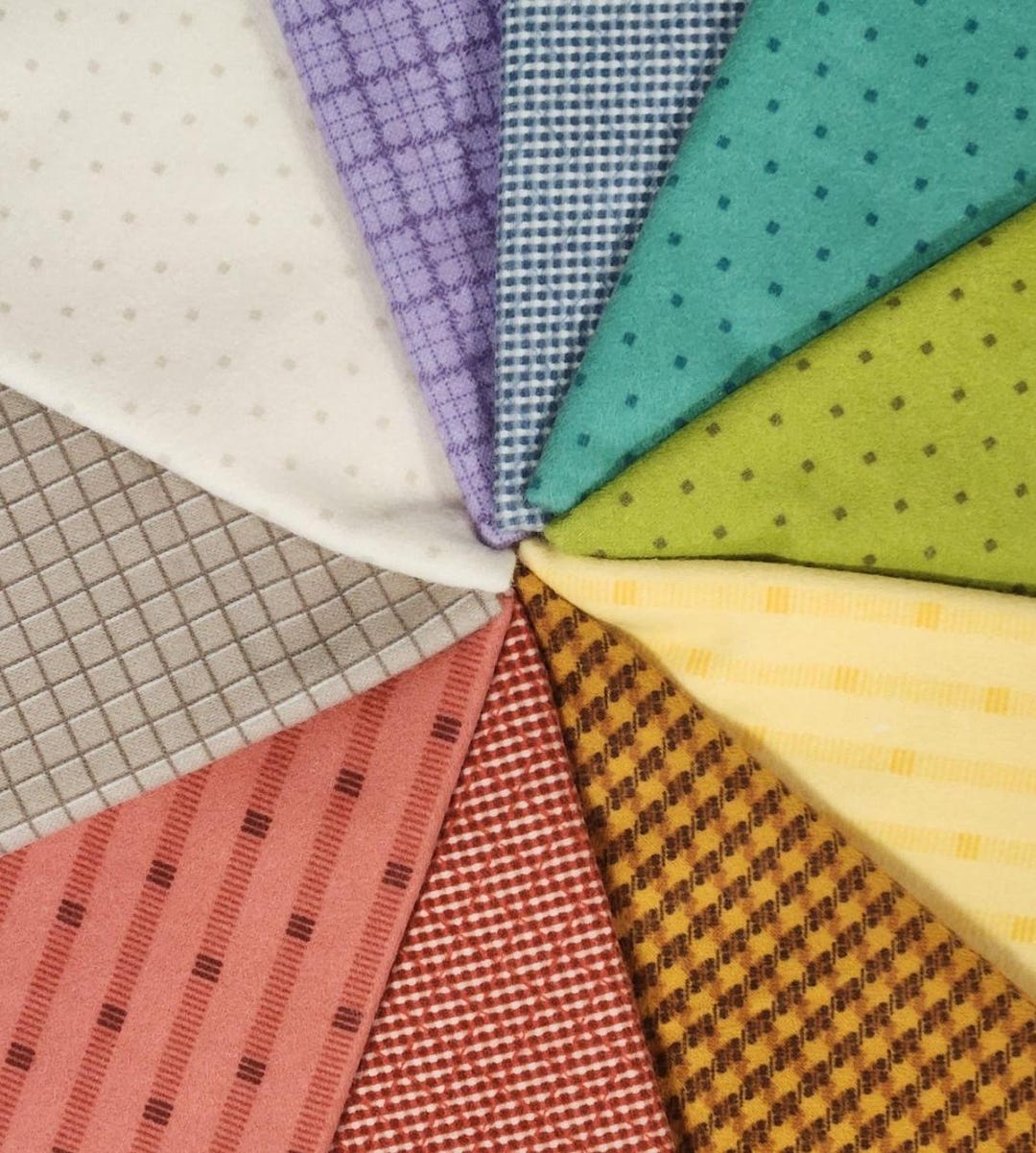 Stitchers Flannel Fat Quarter Bundle #1 (10) | Fabric Bundle | Stitcher ...