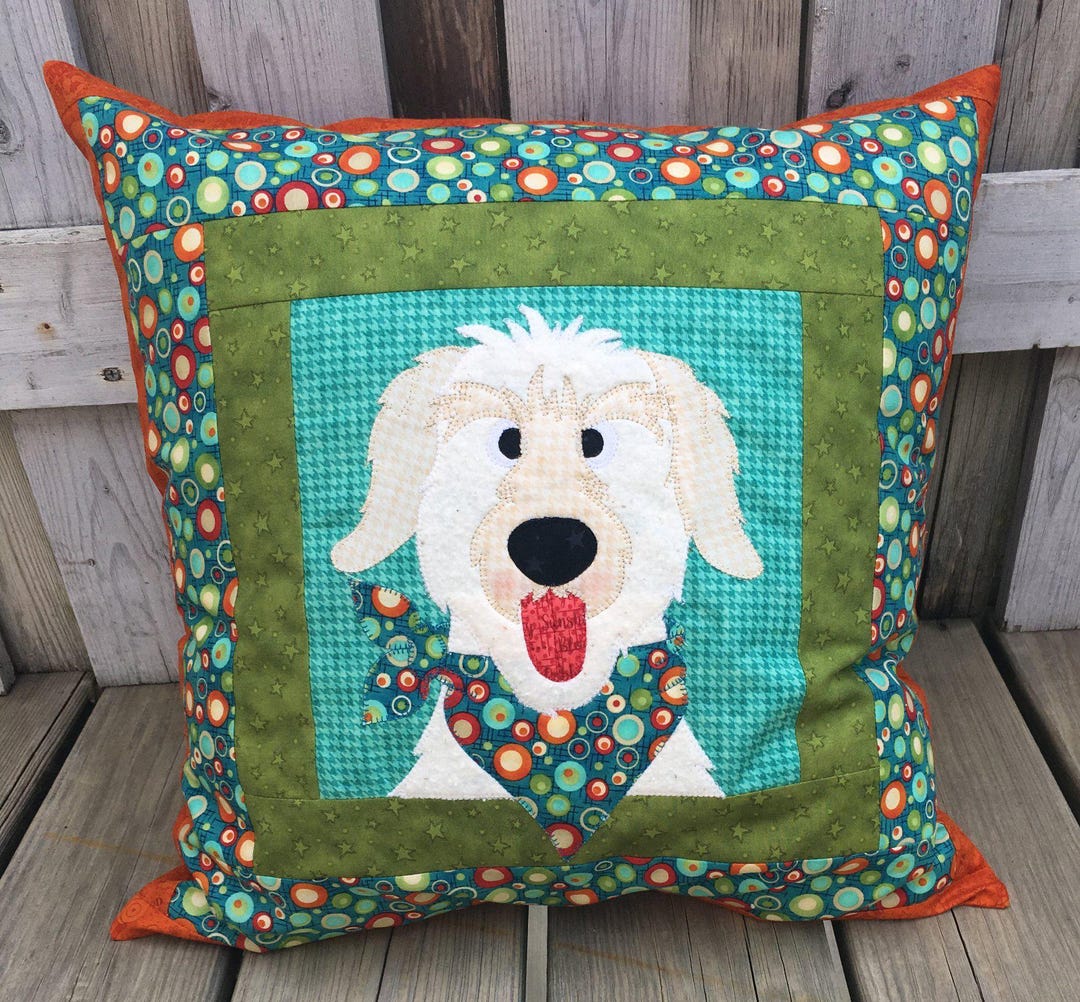Dog Pillow Project Sheet: Quilting Pattern (appliqué Not Included) - Etsy