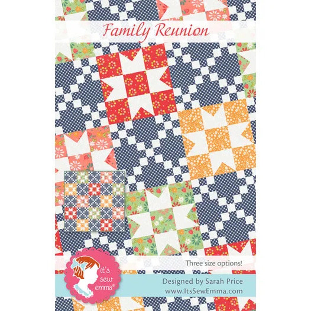 Family Reunion Quilt Pattern Sewing Quilting Its so Emma Star Pattern ...