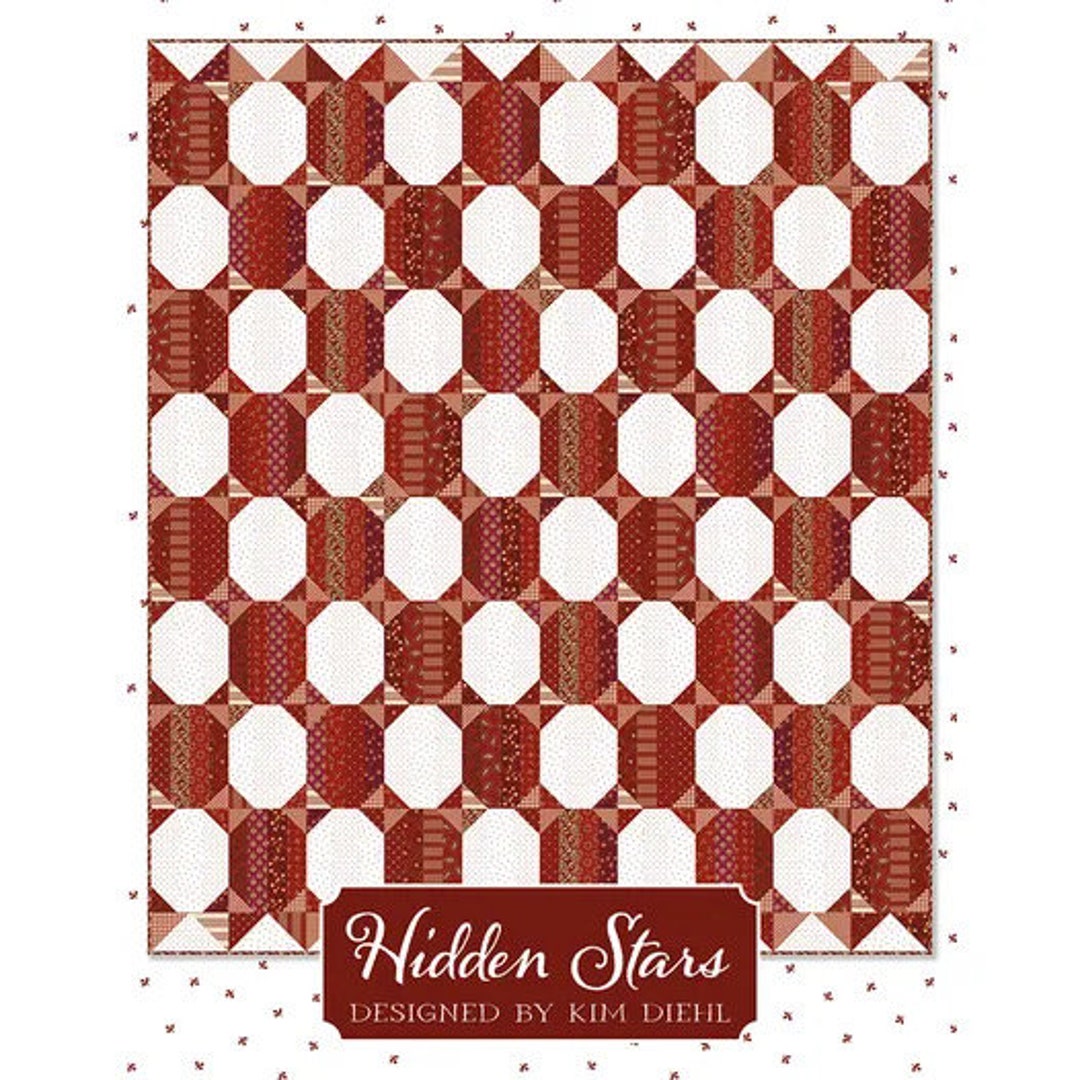 Hidden Stars Pattern Kim Diehl Pattern Quilt Pattern Its so Emma Henry ...