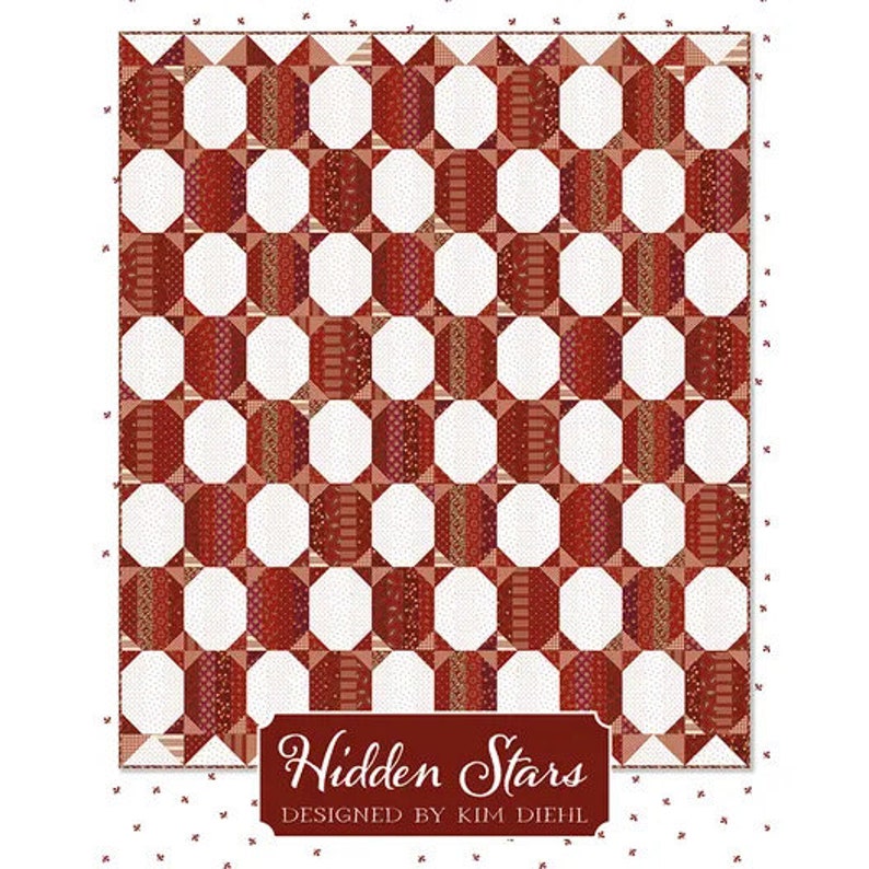 Hidden Stars Pattern Kim Diehl Pattern Quilt Pattern Its so Emma Henry ...
