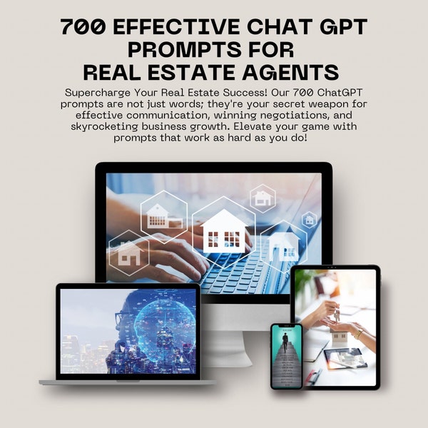 Chat Gpt Real Estate Prompts Plr - Etsy