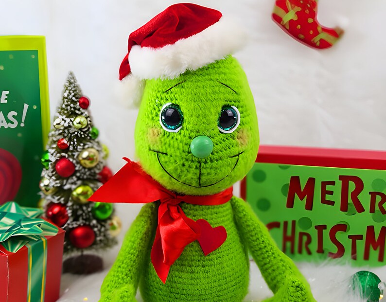 Baby Grinch DIY Crochet Pattern Amigurumi Tutorial PDF in - Etsy