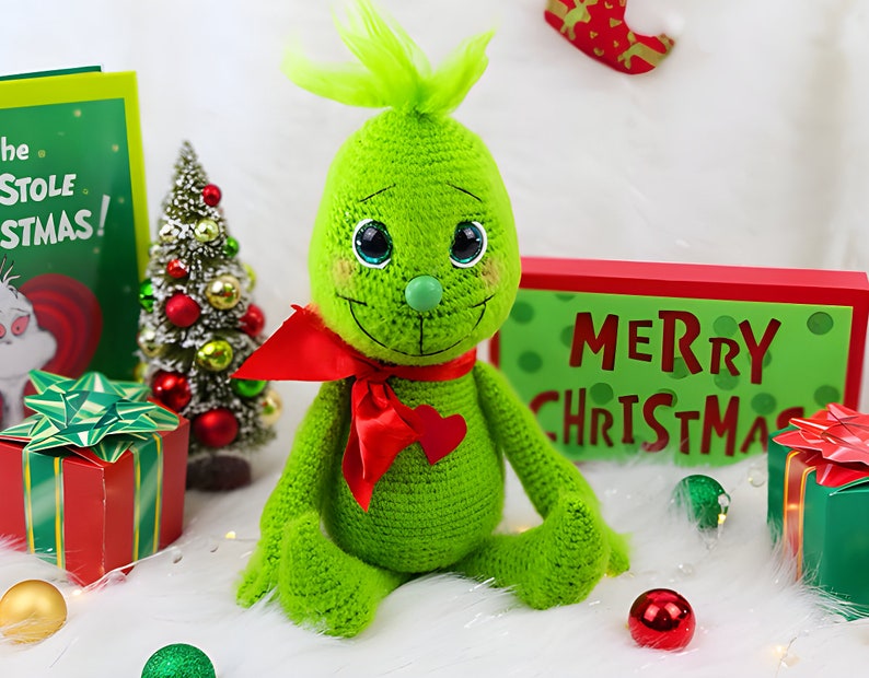 Baby Grinch DIY Crochet Pattern Amigurumi Tutorial PDF in - Etsy