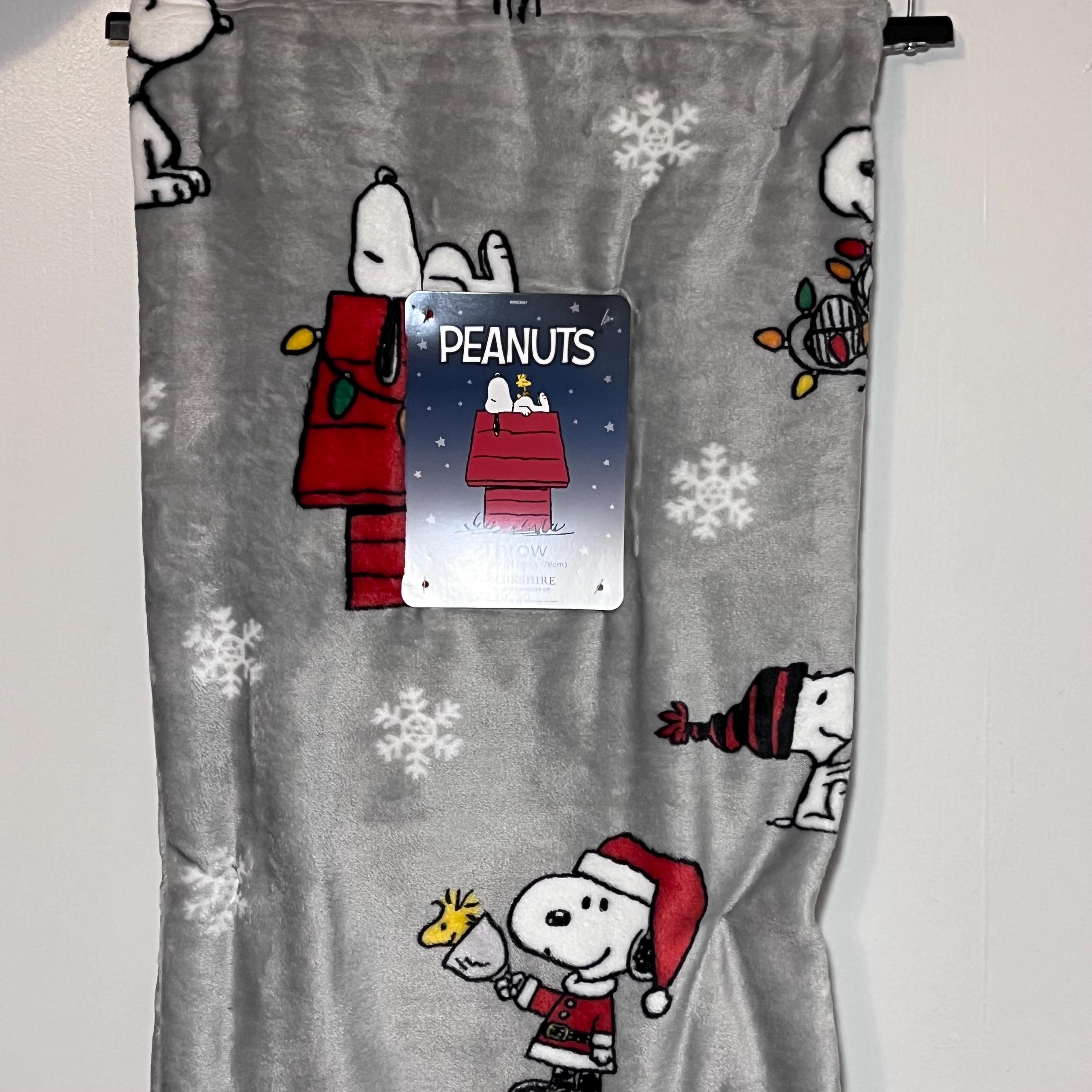 Peanuts Snoopy and Woodstock Sleigh Ride Blanket Throw - Etsy
