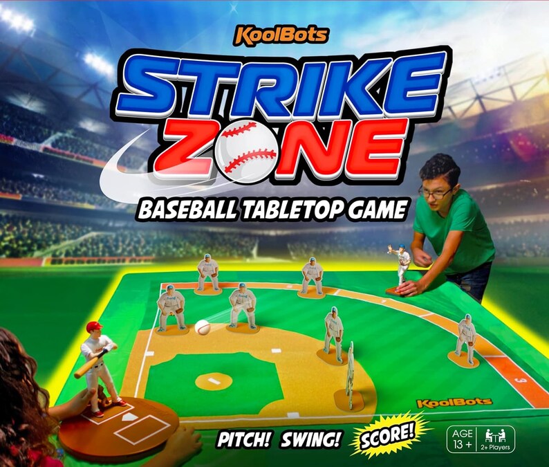Strikezone Baseball Game Giant 5 X 5 Feet Rollout Field,10 Realistic ...