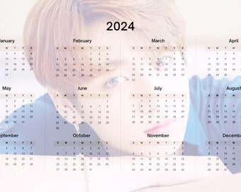 Digital BTS 2024 Calendar - Etsy