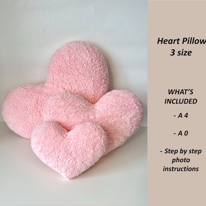 Hand Made Heart Pillows - Etsy