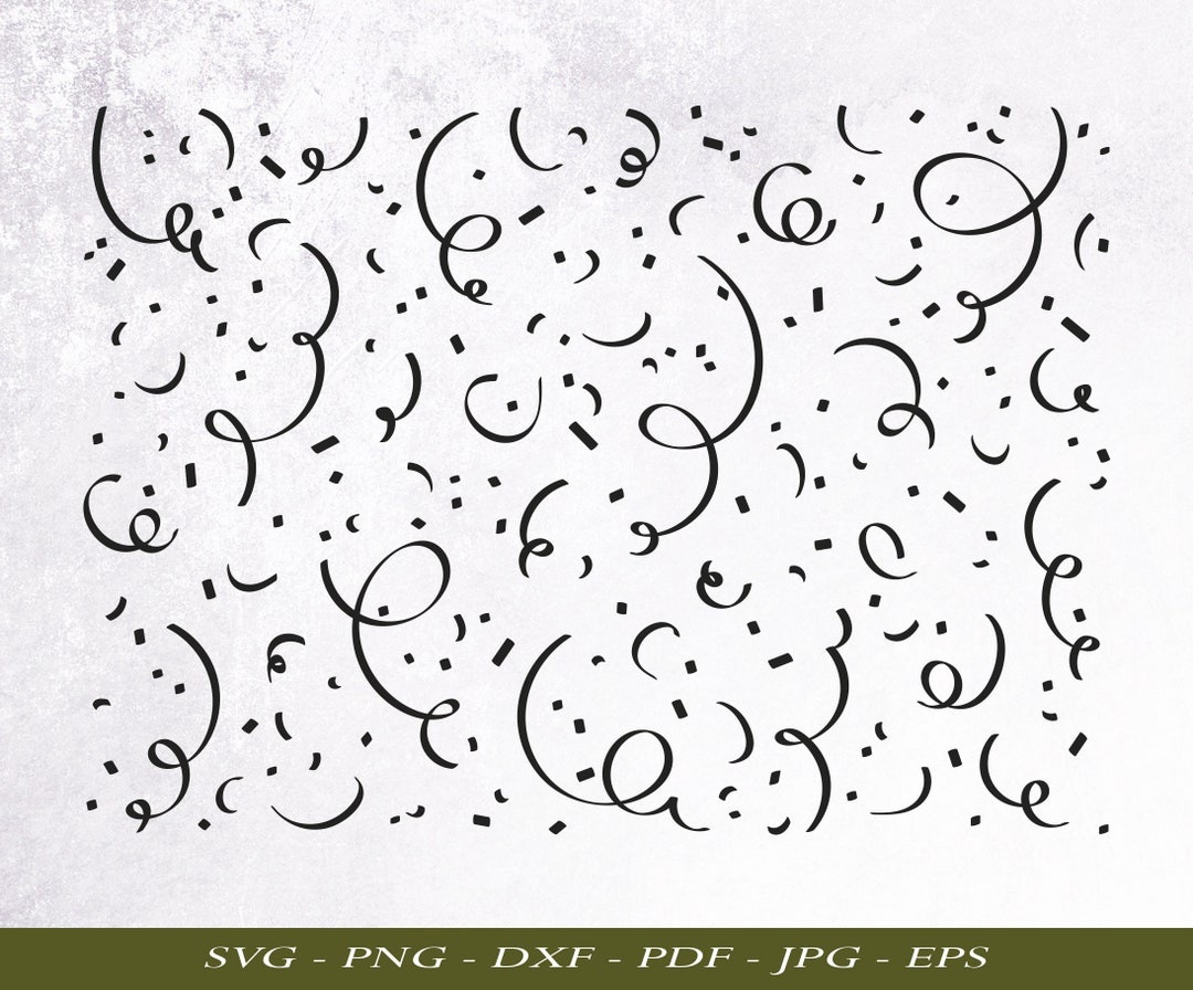 Confetti Svg, Confetti Digital File for Cut Cricut Pattern, Party ...