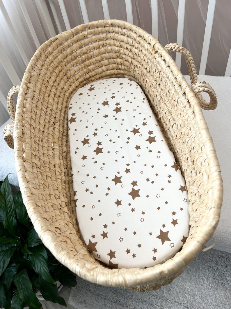 Baby Bassinet Sheet Sewing Pattern PDF - DIY Fitted Sheet for Moses ...