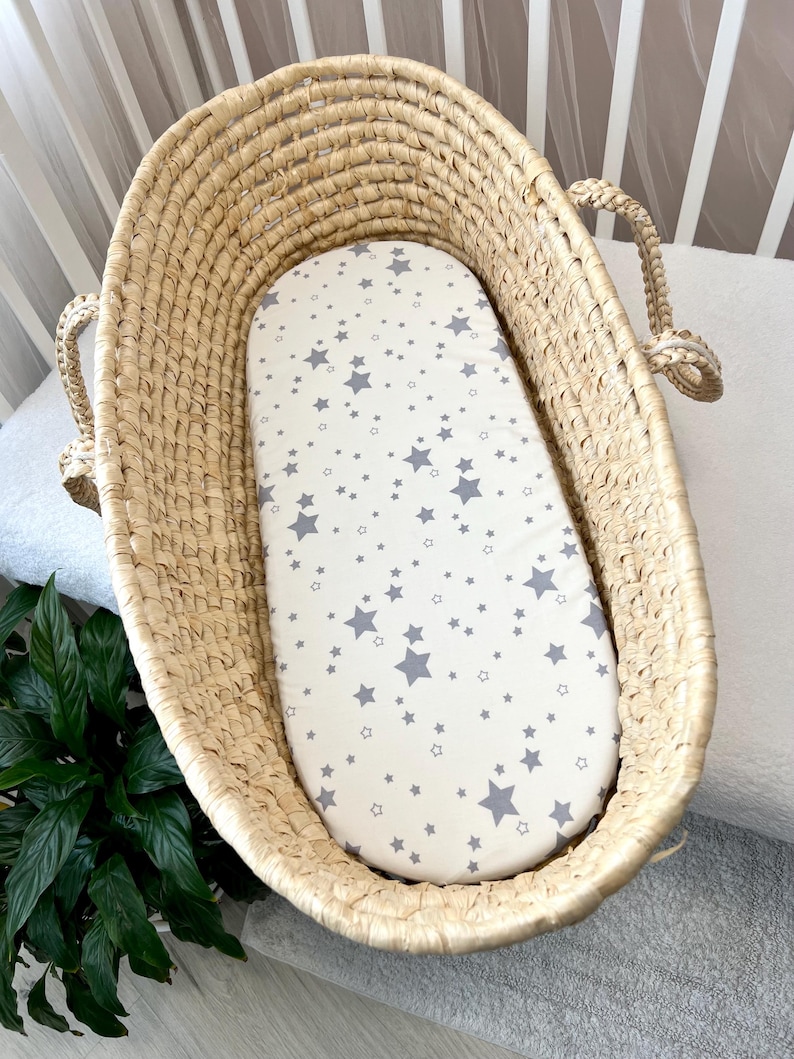 Baby Bassinet Sheet Sewing Pattern PDF - DIY Fitted Sheet for Moses ...