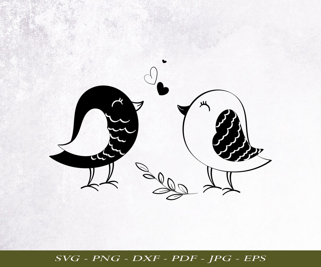 Birds Svg, Cute Bird Svg Bundle, Birds Pattern for Cut Cricut ...