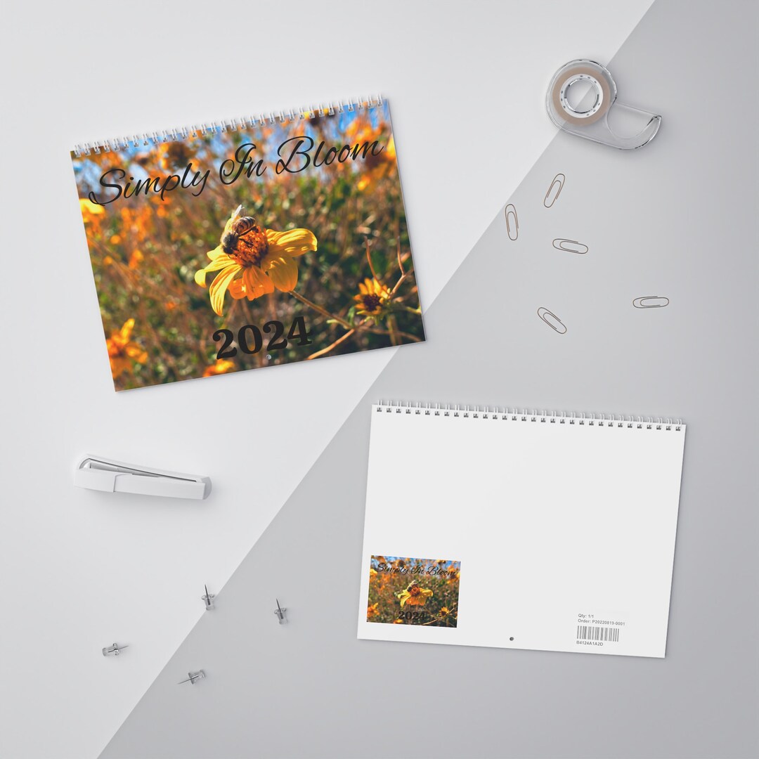 Simply in Bloom 2024 Calendar - Etsy