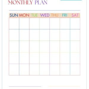 Homeschool Planner- Printable- Lesson Planner-weekly Planner- Monthly ...