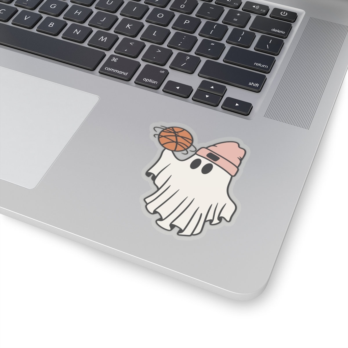 Basketball Ghost Sticker, Ghost Spinning Basketball, Ghost Sticker ...