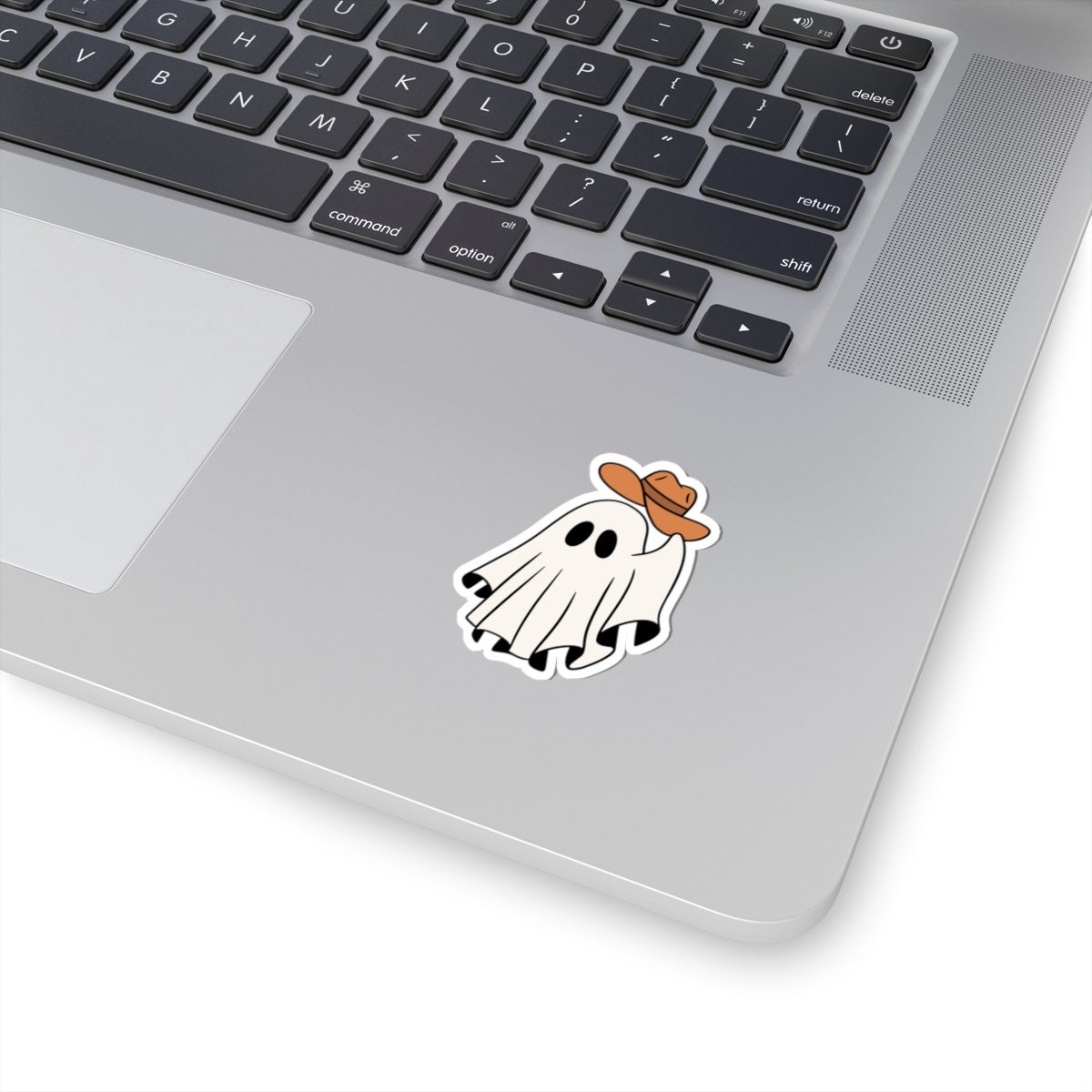 Cowboy Hat Ghost Sticker, Cowboy Ghost Sticker, Ghost With Cowboy Hat ...