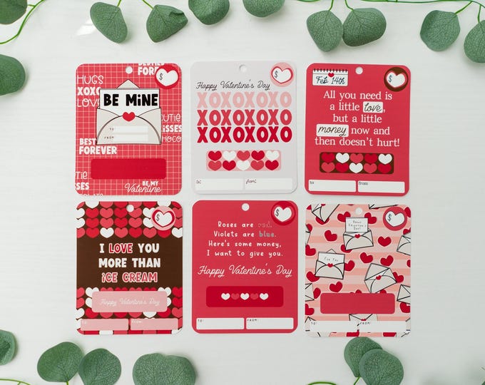 Valentines Day Money Card, Valentines Day Gift for Teen, Valentine's ...