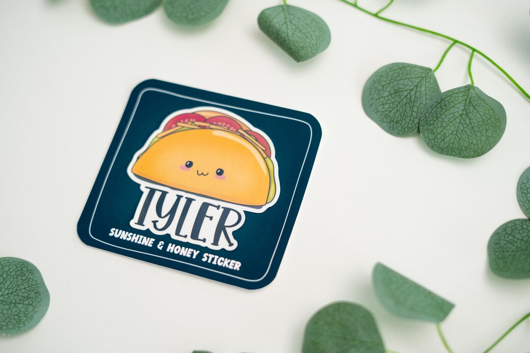 Taco Sticker Personalized – Taco Gift Set | Personalized Gift Card ...