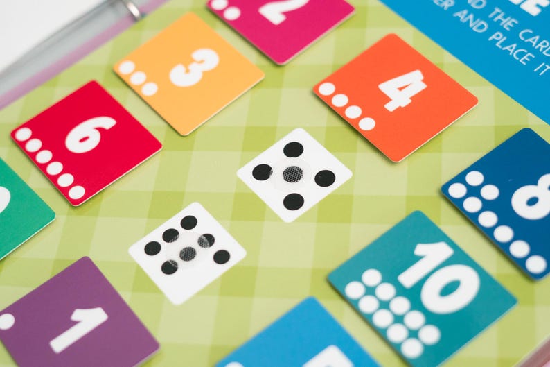 Dice Counting Game | Toddler Number Matching (PDF) - Etsy Australia